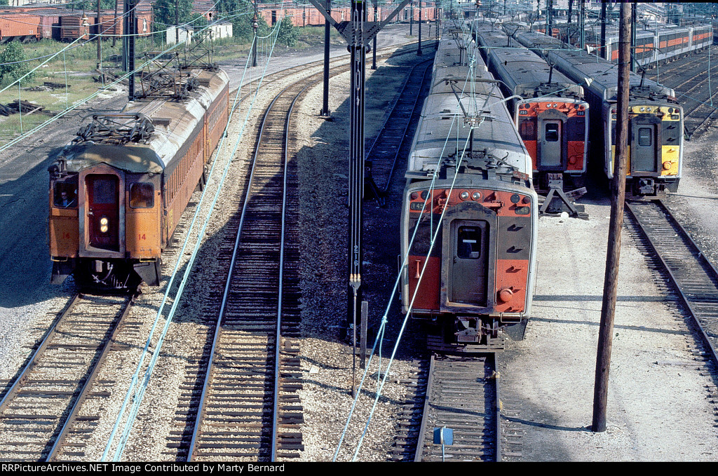 CSS&SB 14 Passes IC Coach Yard